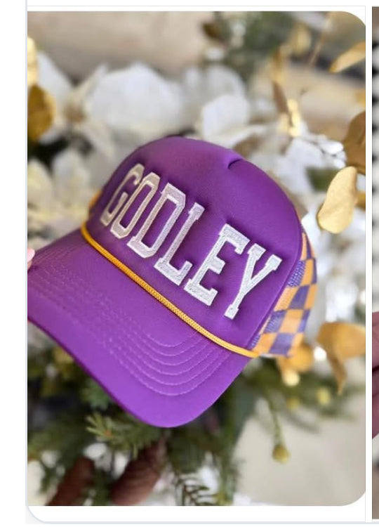 Checkered Godley & G Claw Cap – Bell Bottom Blues Boutique